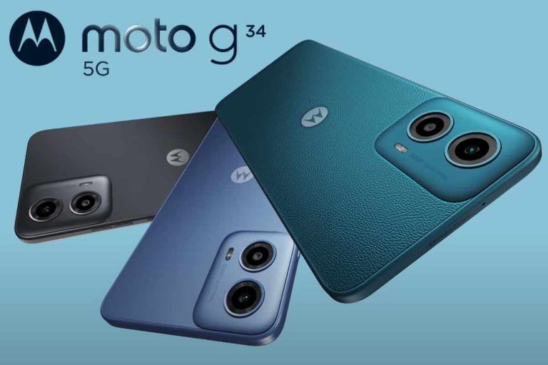 Motorola Moto G34 5G ufficiale con ampio display, Android 14 e camera da 50MP