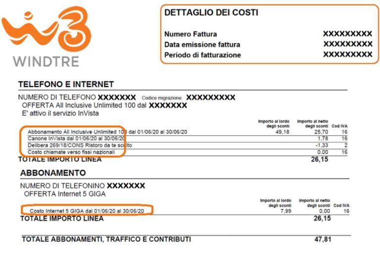 Vedere le fatture di WINDTRE: come si fa - PianetaCellulare.it
